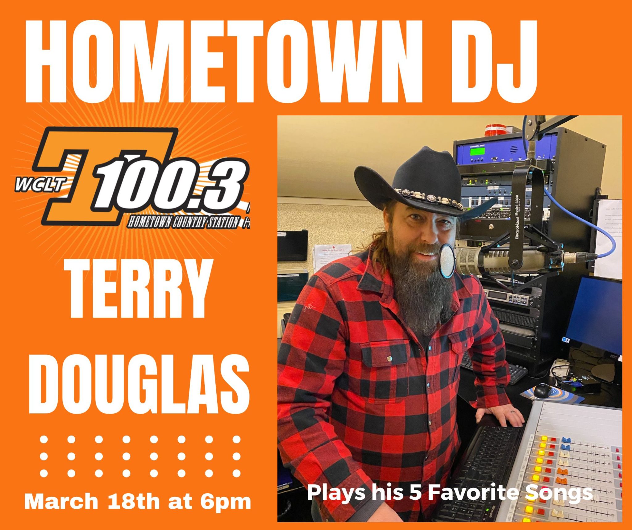Hometown DJ – Terry Douglas – WCLT Radio Inc