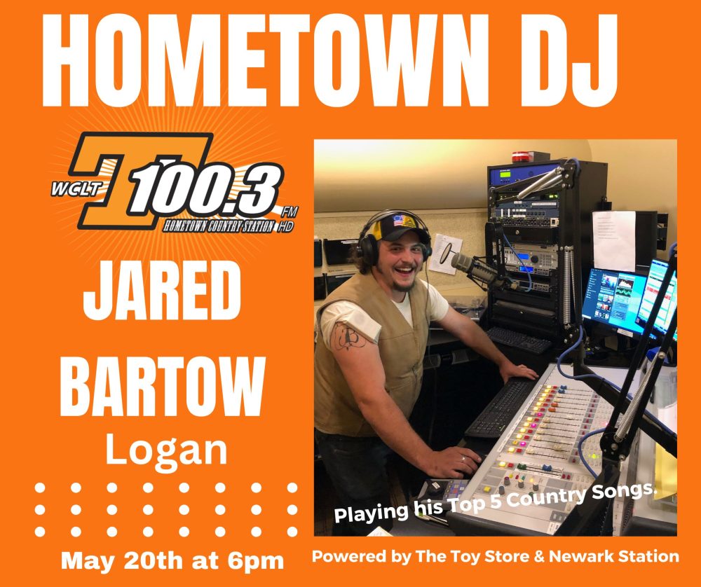 Hometown DJ – Jared Bartow – WCLT Radio Inc
