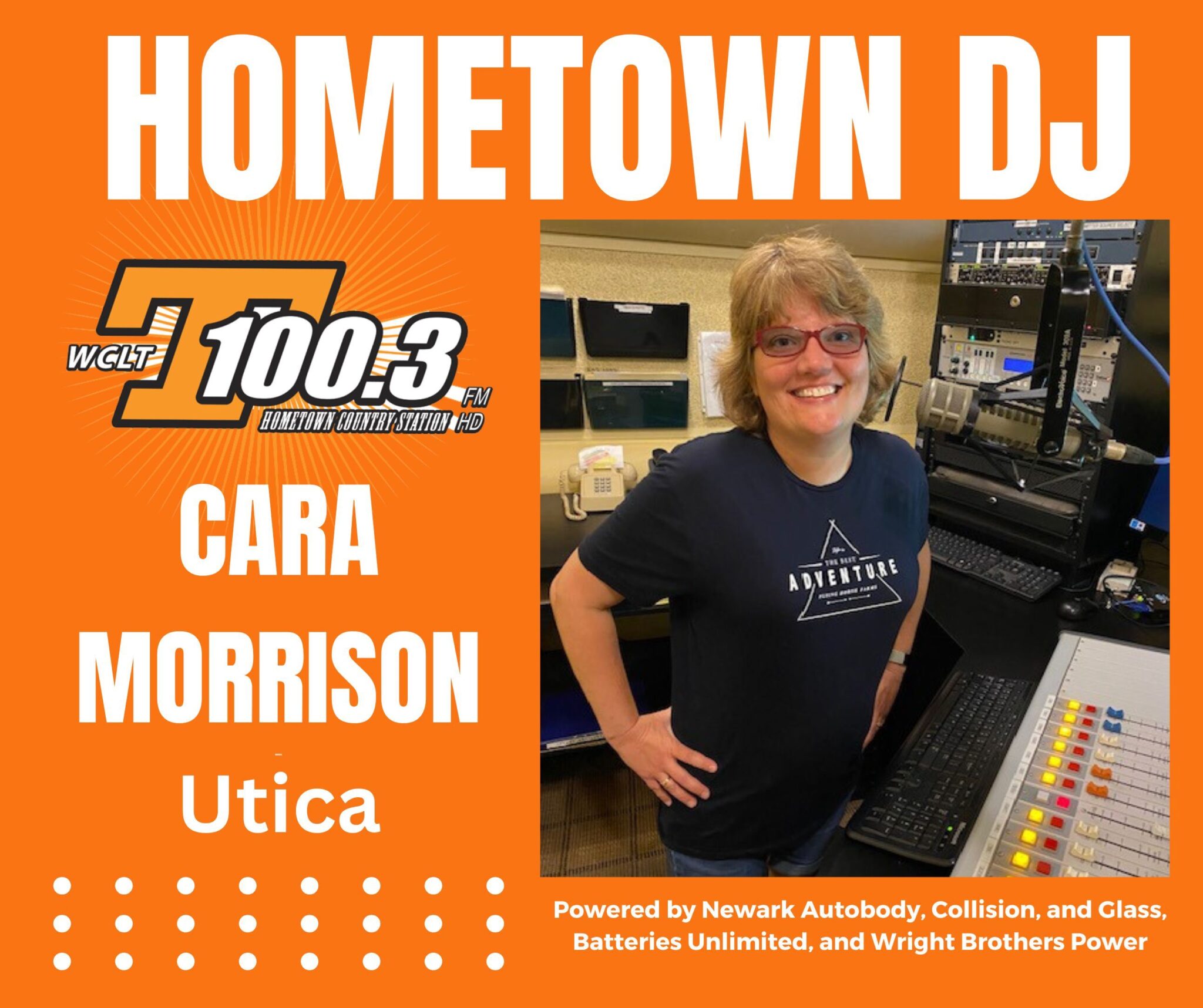 Hometown DJ – Cara Morrison – WCLT Radio Inc