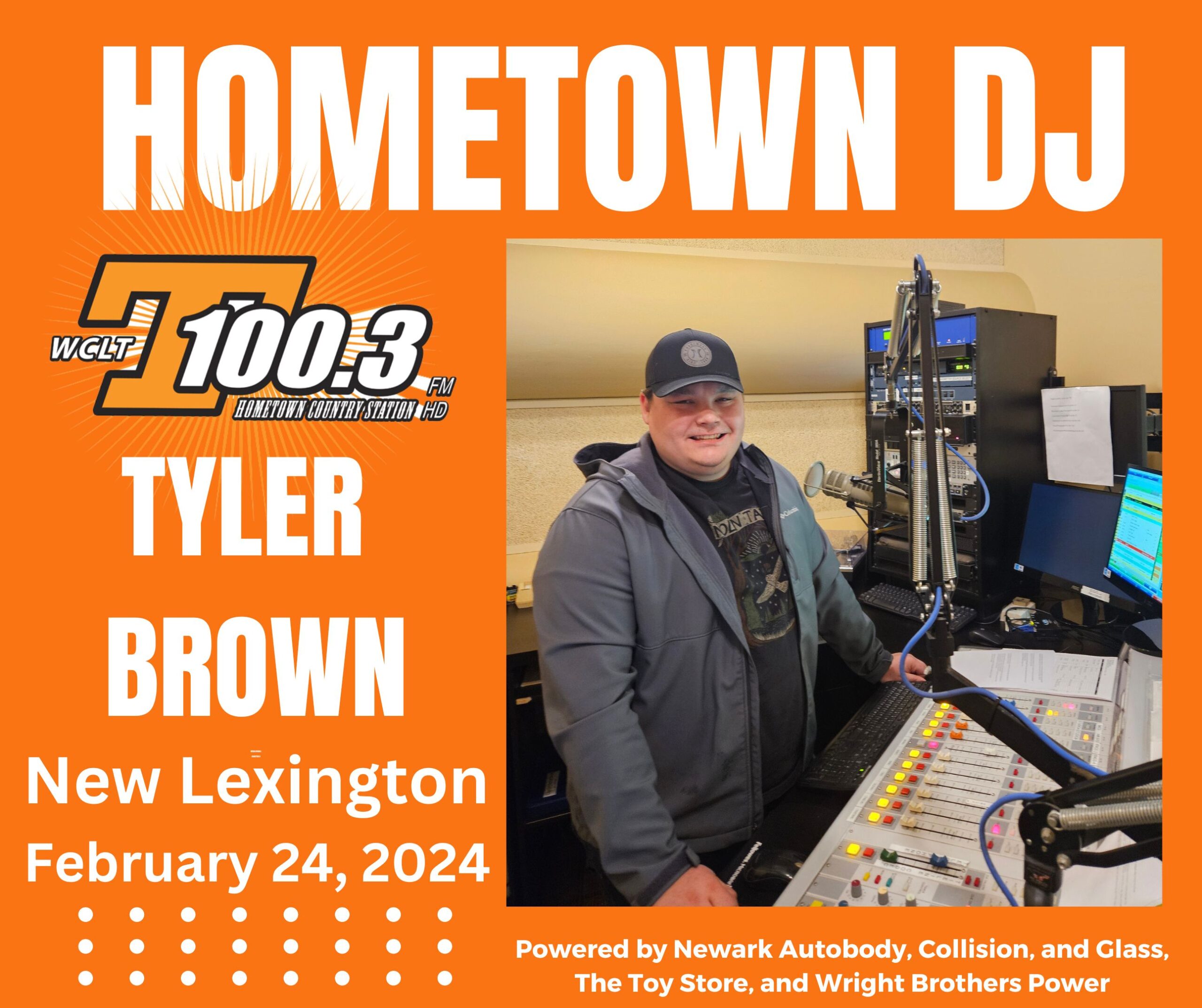 Hometown DJ – Tyler Brown – WCLT Radio Inc