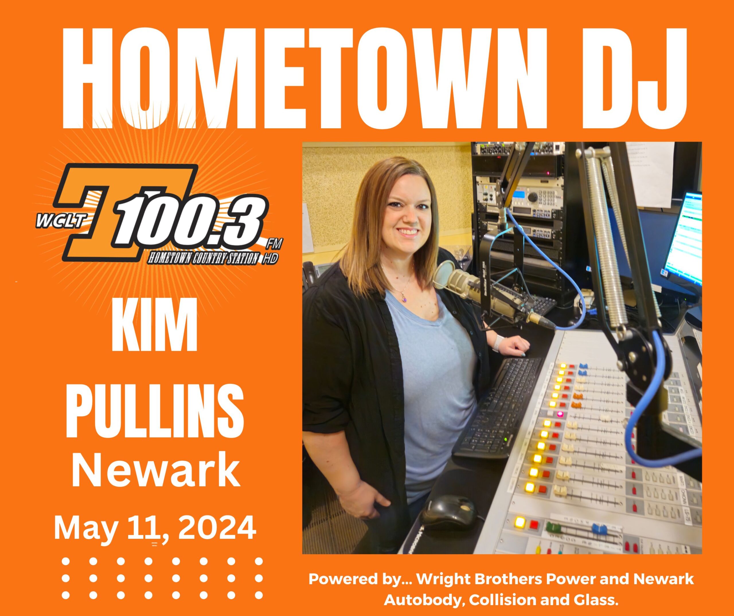 Hometown DJ – Kim Pullins – WCLT Radio Inc